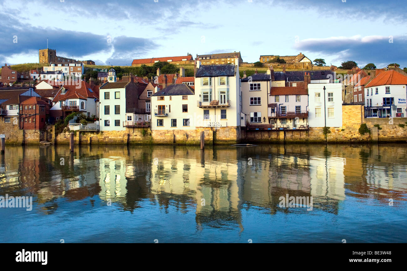 Whitby harbor at sunset hi-res stock photography and images - Alamy
