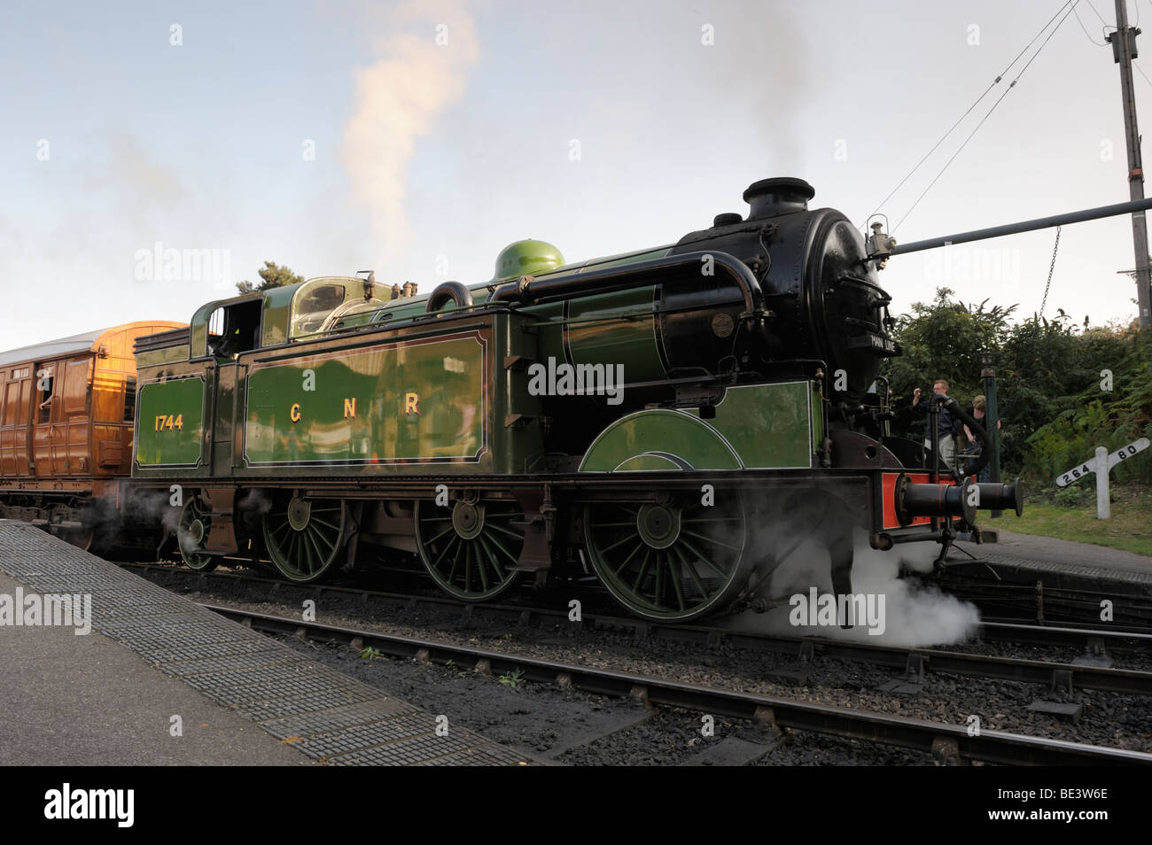 Railway steam gnr locomotive hi-res stock photography and images - Alamy