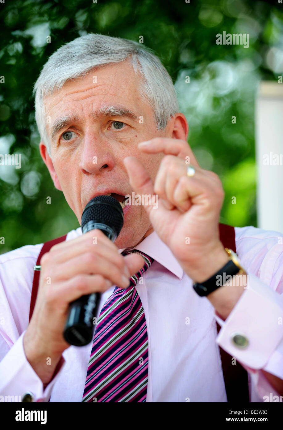 Jack Staw MP sweats profusely as he speaks to the public in brighton ...