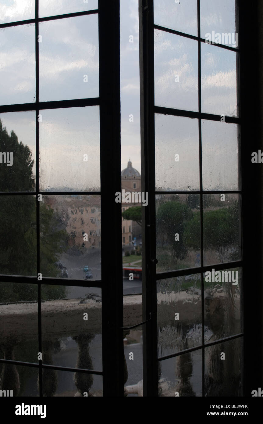 Window view of Rome from Capitoline Museum Stock Photo - Alamy