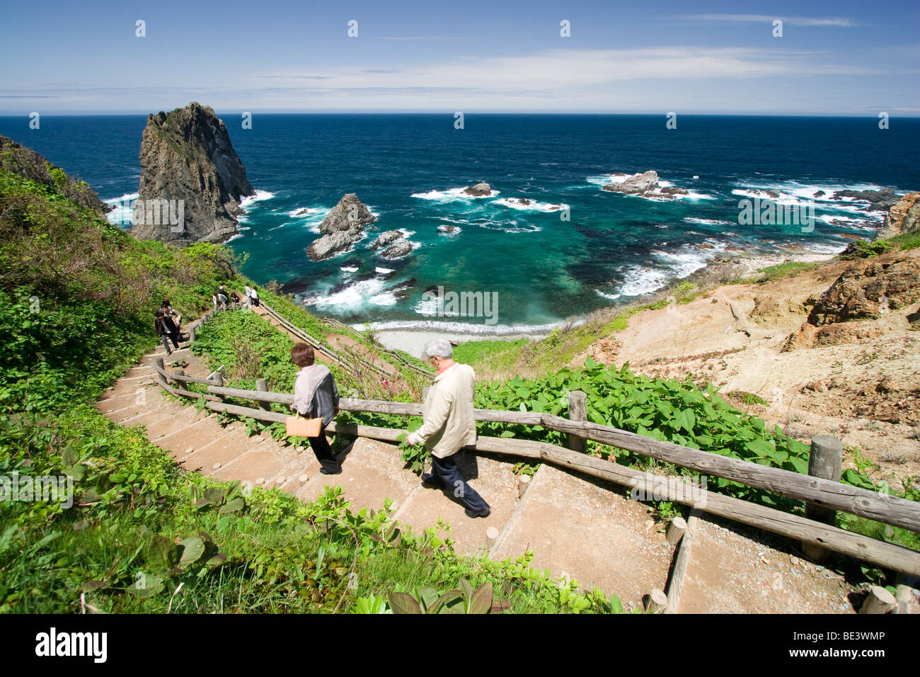 Shimamui Coast, on the Shakotan Peninsula, is designated as one of ...
