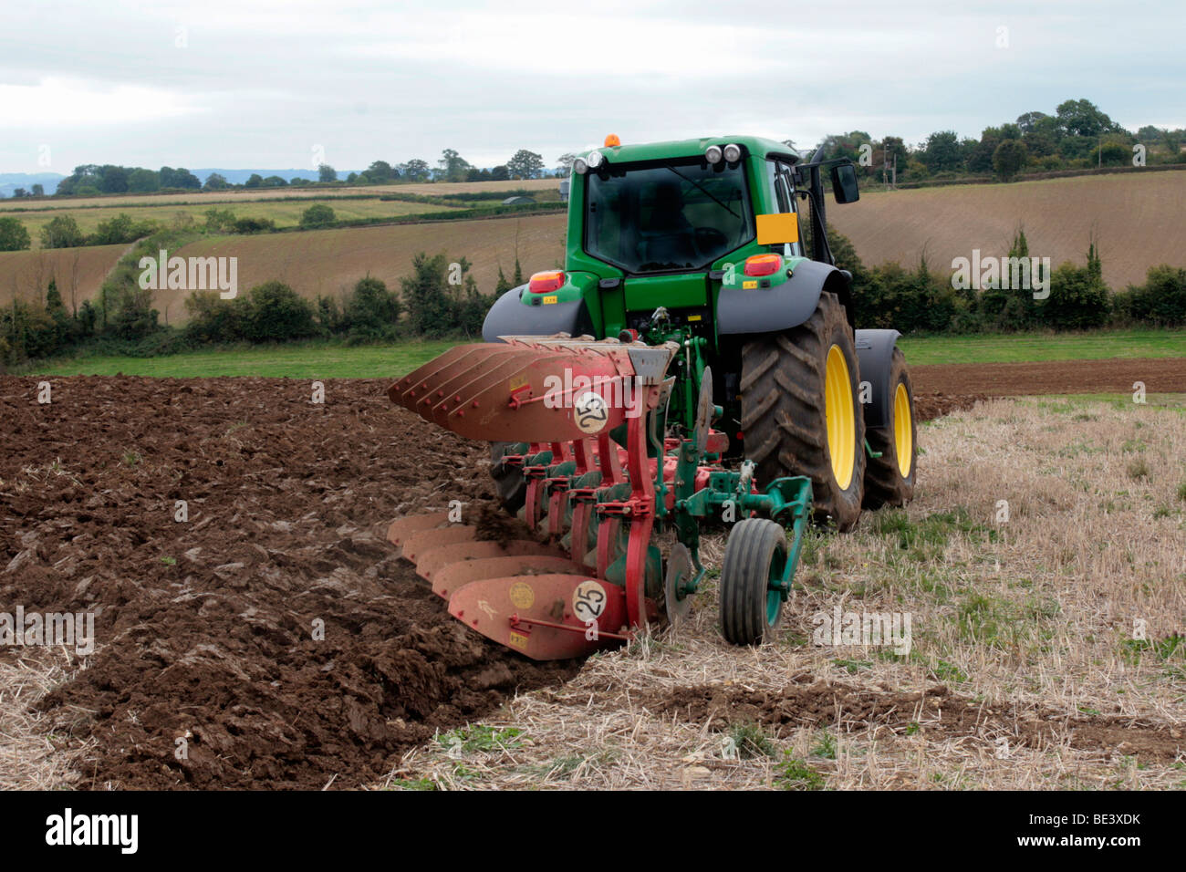 Ploughing corn hi-res stock photography and images - Alamy