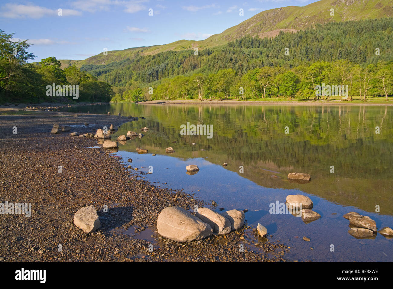 Loch Lubnaig, Trossachs, Callander, Stirlingshire, Scotland Stock Photo ...
