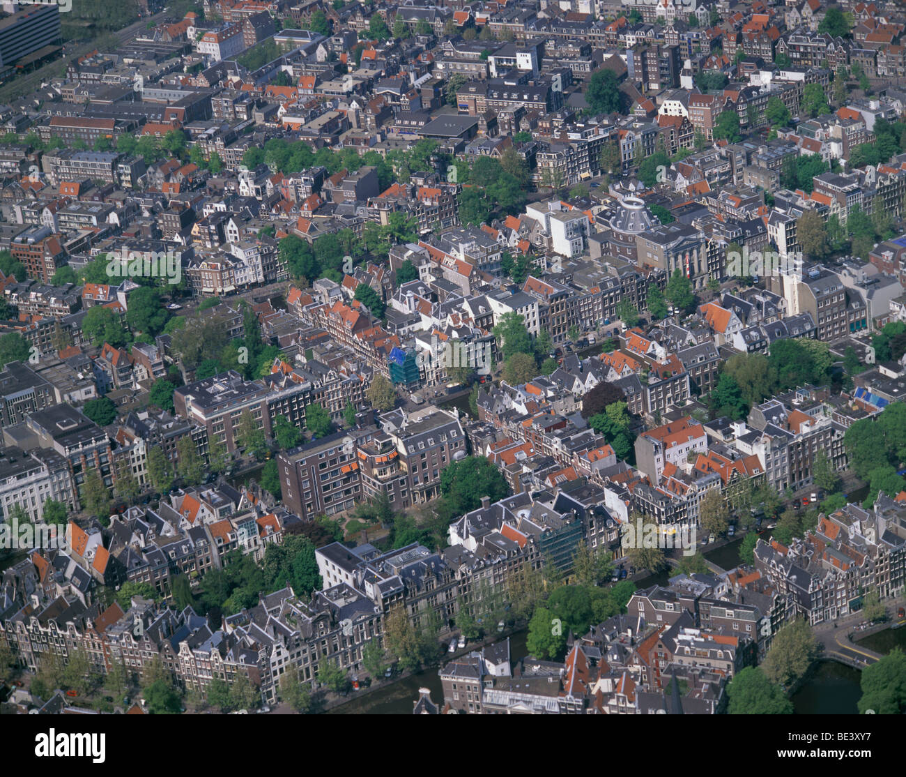 Aerial view of Amsterdam, Holland Stock Photo - Alamy