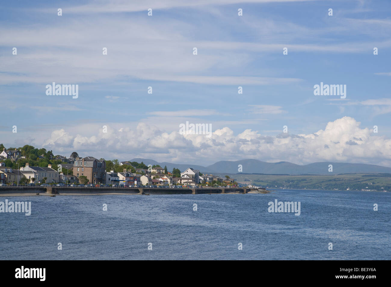 Clyde estuary, Dunoon, Argyl and Bute, Scotland. June, 2009 Stock Photo ...