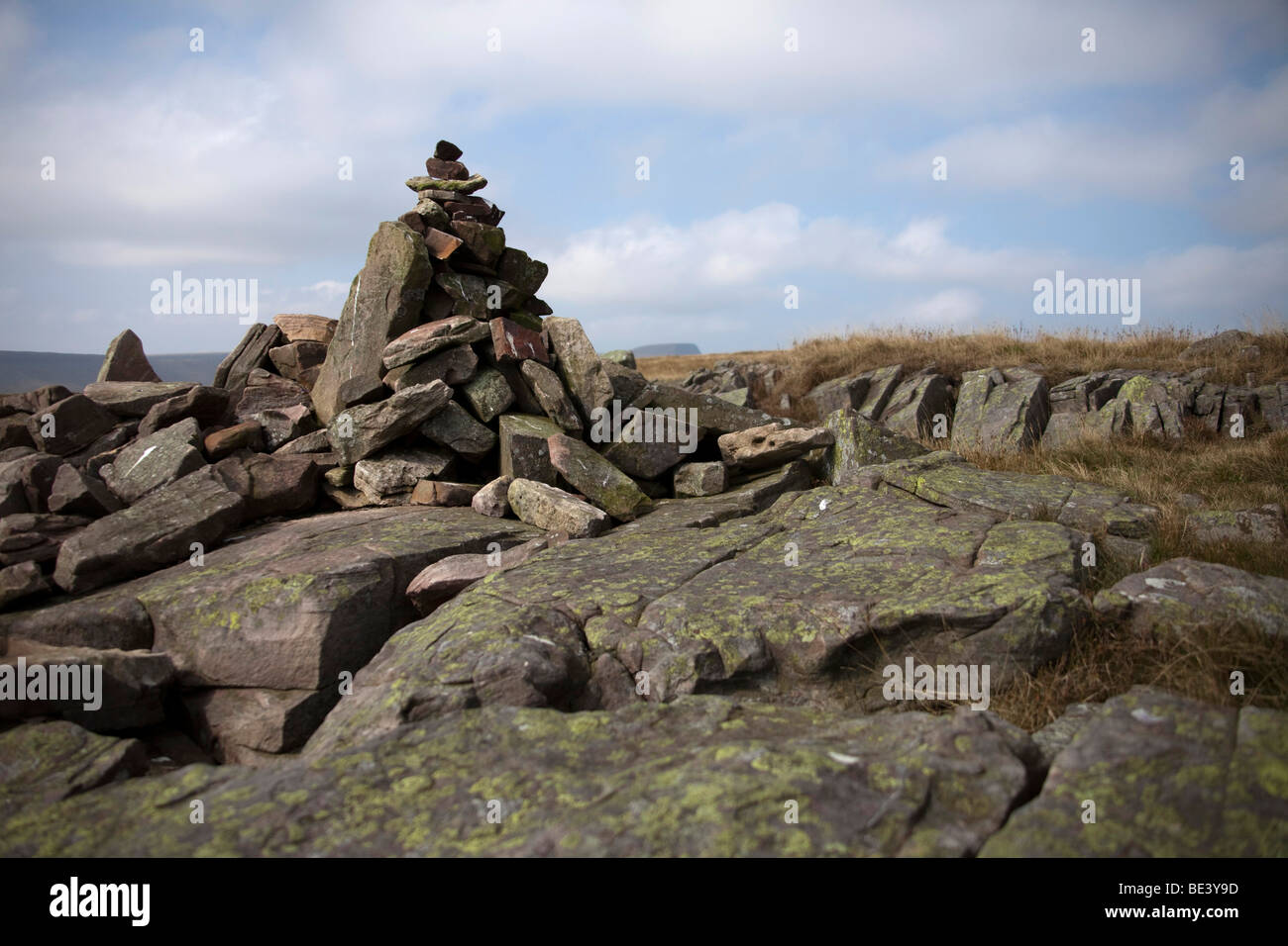 View of Craig landmark on Brecon Beacons mountains Wales UK. 98421 ...