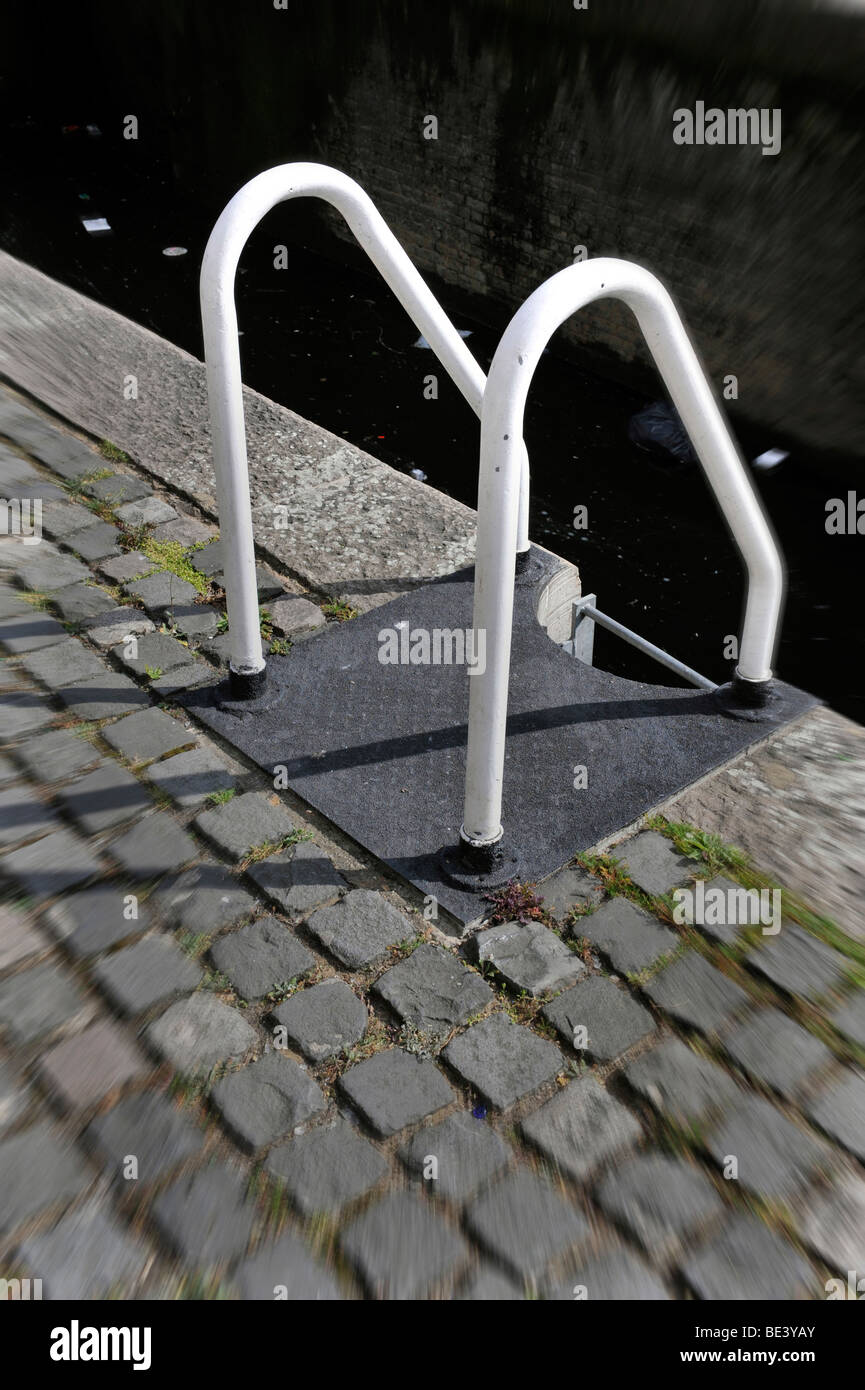 handrail for steps down inside canal ''hand rail'' entrance canal ...