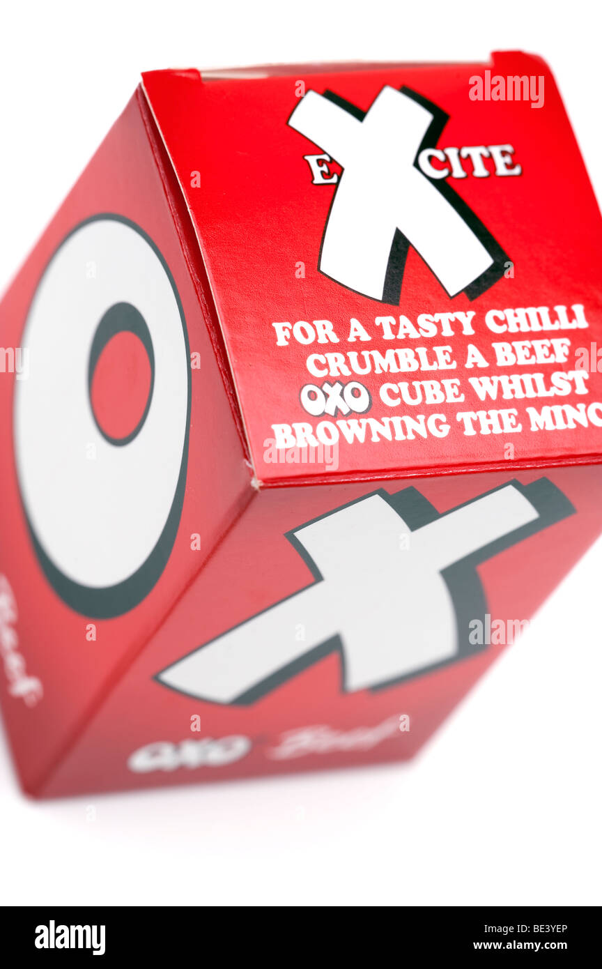Red box of 50 oxo cubes Stock Photo - Alamy