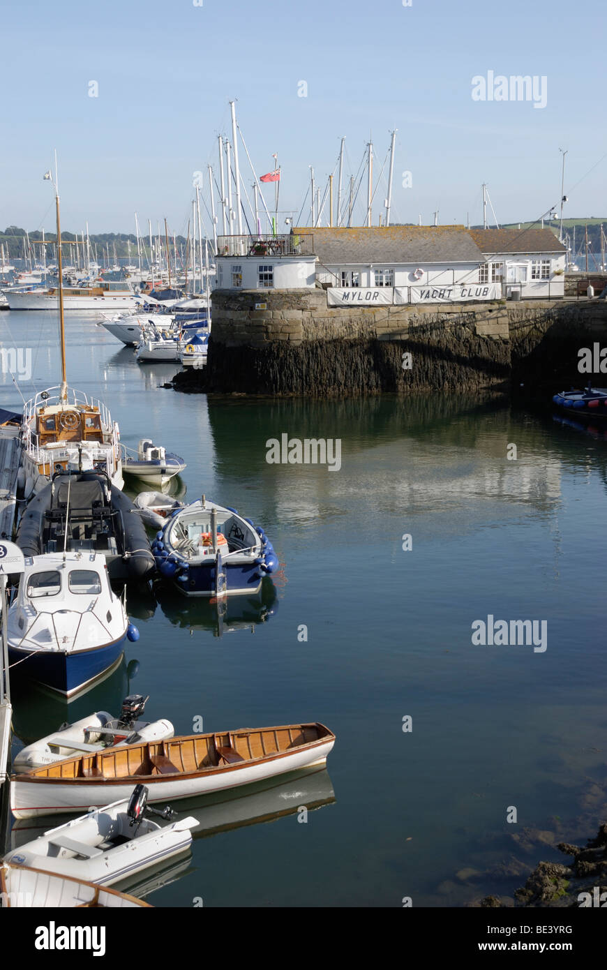 Mylor Yacht Basin Stock Photo - Alamy