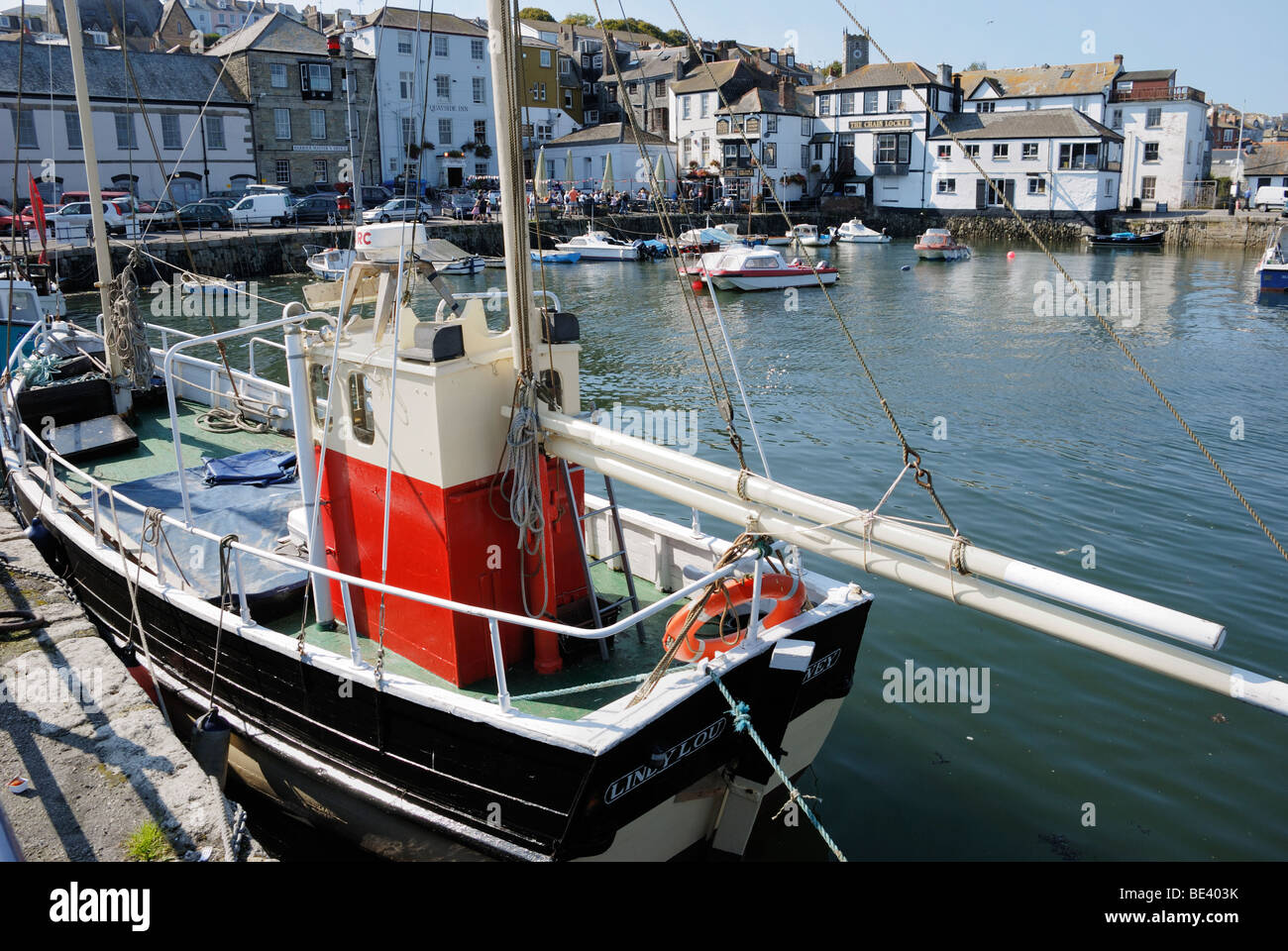 Falmouth Custom House Quay Stock Photo - Alamy
