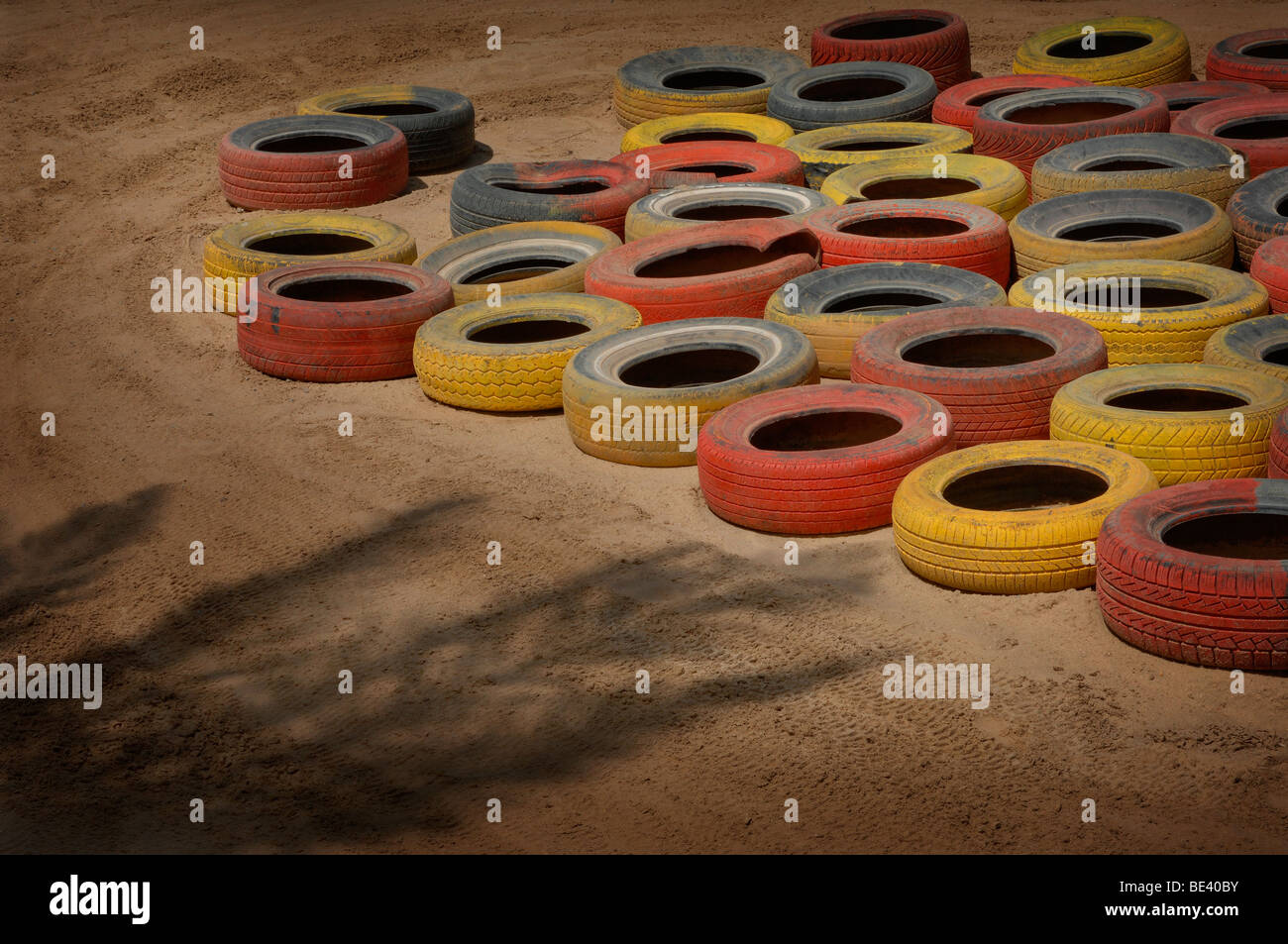 Coloured tyres hi-res stock photography and images - Alamy