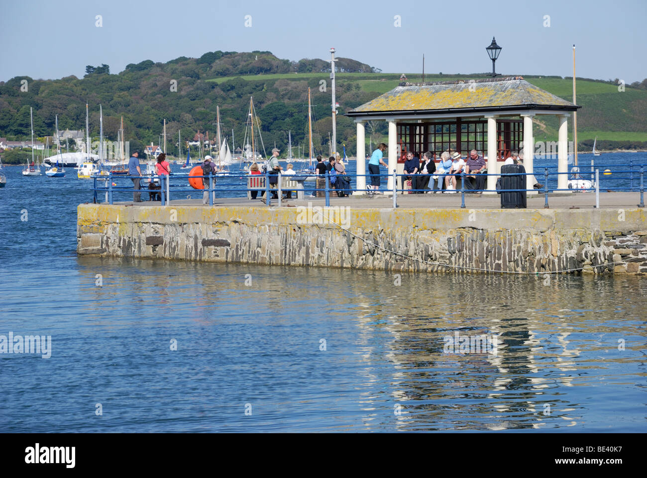 Falmouth Custom House Quay Stock Photo - Alamy