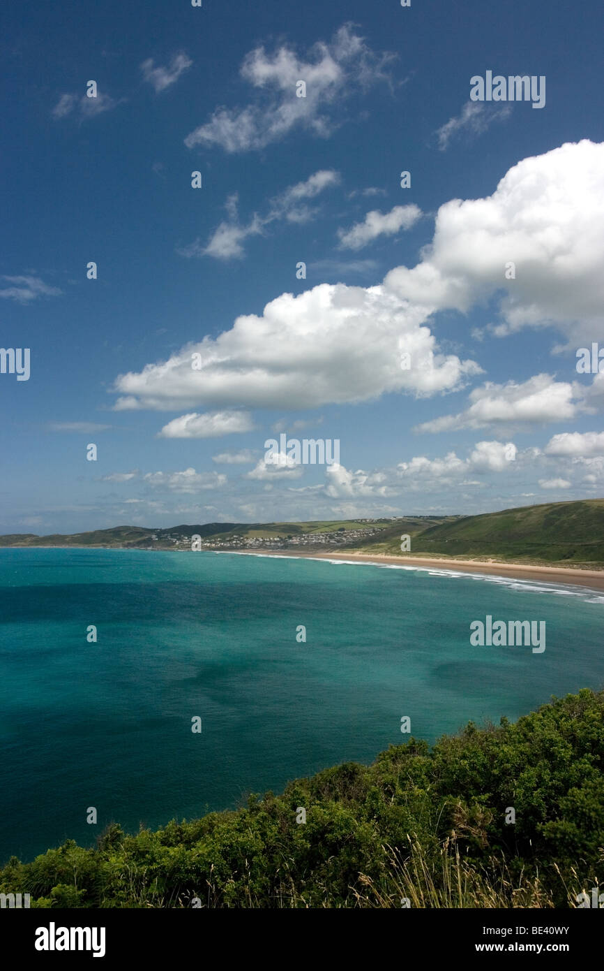 Woolacombe Bay and beach, North Devon Stock Photo - Alamy