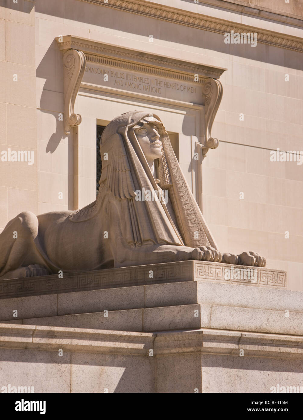 WASHINGTON, DC, USA - Scottish Rite of Freemasonry building, also known ...