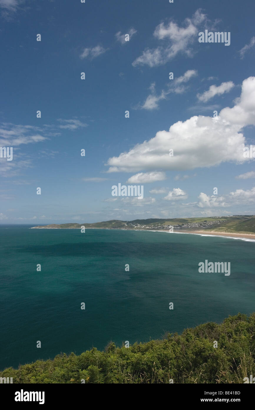 Woolacombe Bay and beach Stock Photo - Alamy