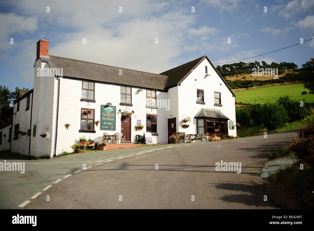 the Callow Inn free house rural country pub inn tavern, Bromlow ...