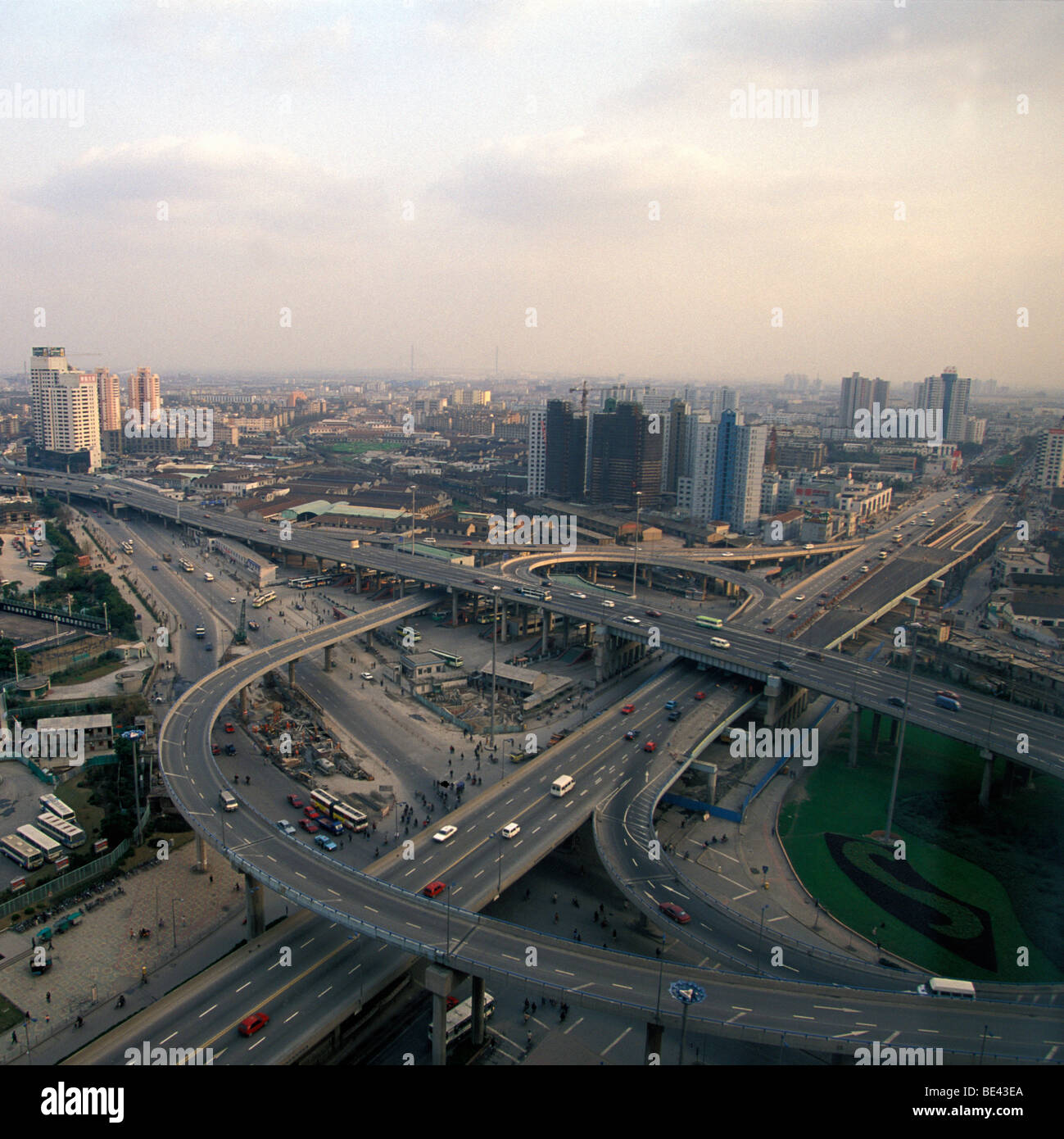 Road transportation overlapping hi-res stock photography and images - Alamy