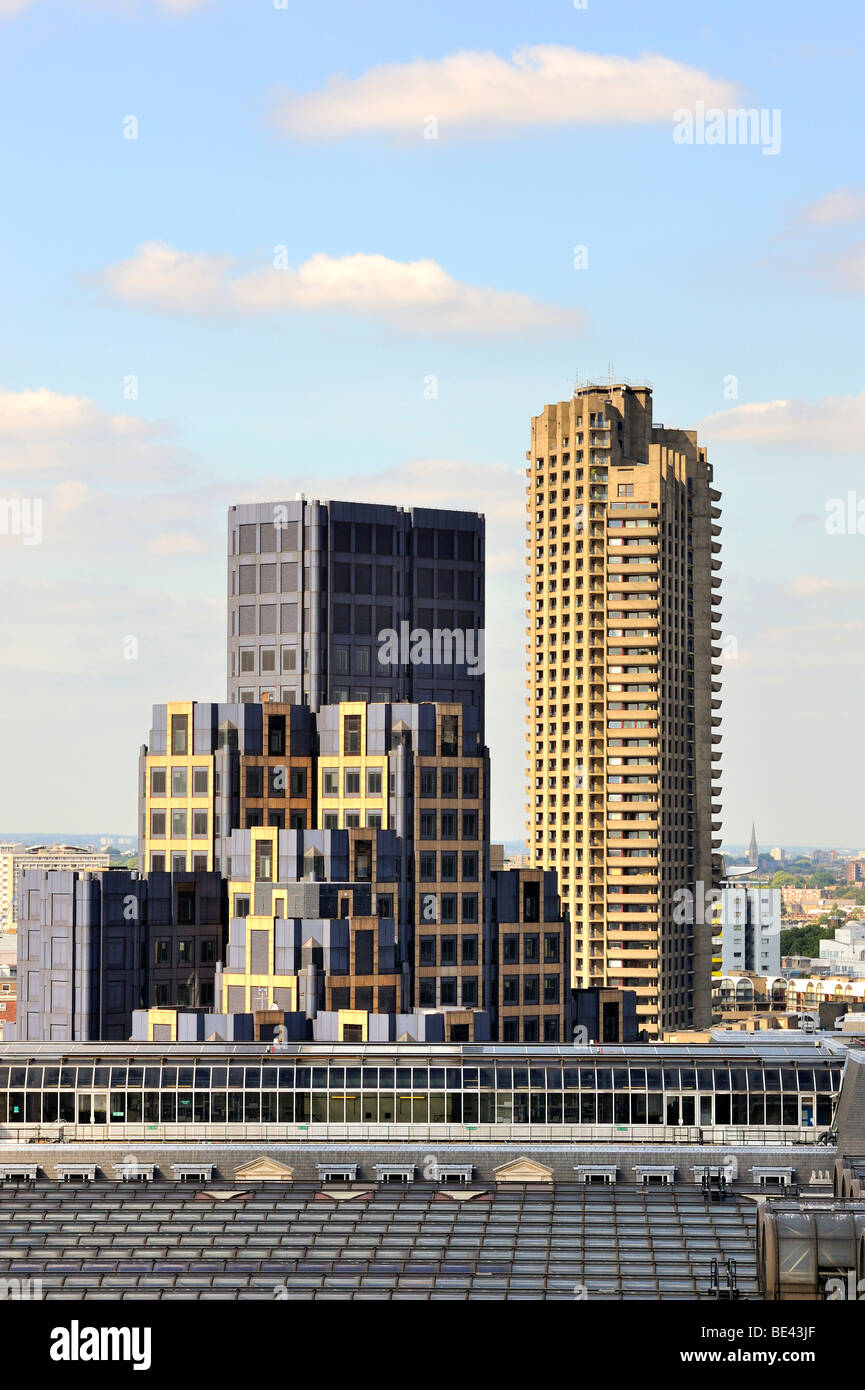 Modern office buildings in downtown London, England, United Kingdom ...