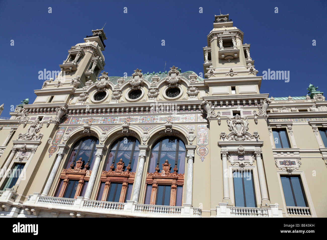 facade of the famous casino from the terrace monte carlo monaco south ...