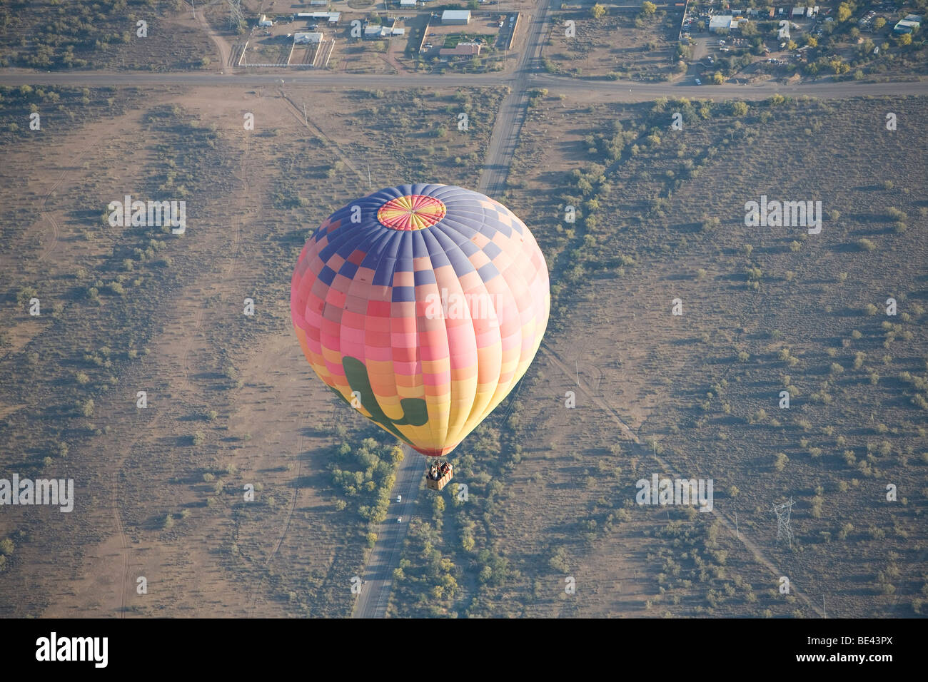 Ballooning over the desert in Phoenix Arizona Stock Photo - Alamy