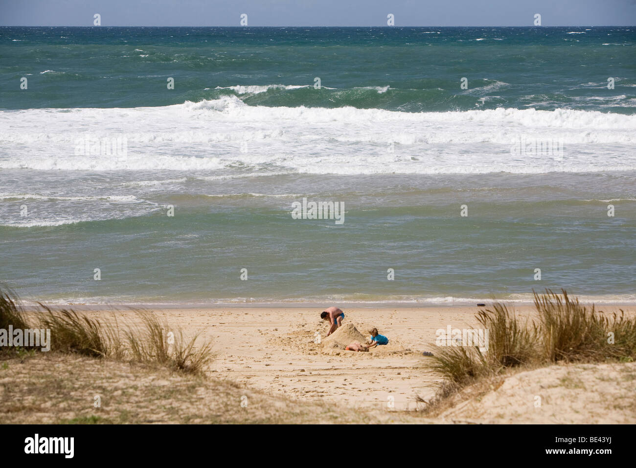 The beach at Lacanau Ocean on the Atlantic south west coast of France ...