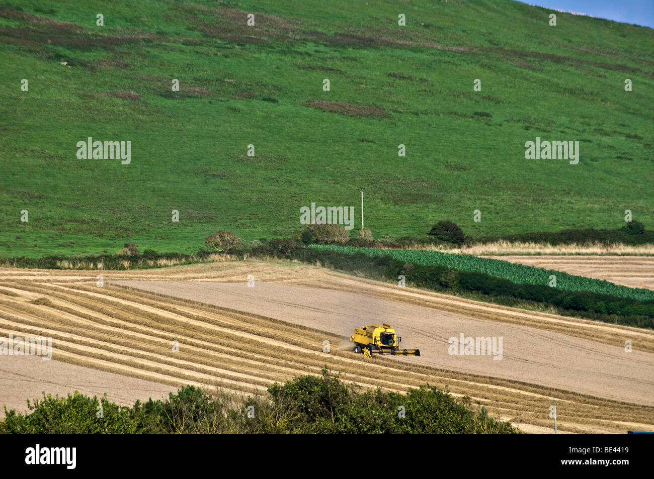 the view over dorset countryside from whiteways hill on army training ...