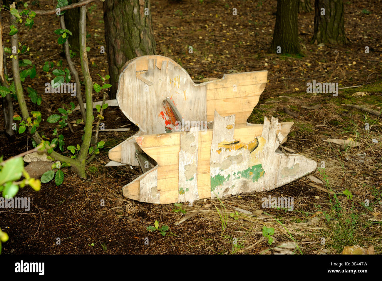 Discarded Garbage in Nature Stock Photo - Alamy
