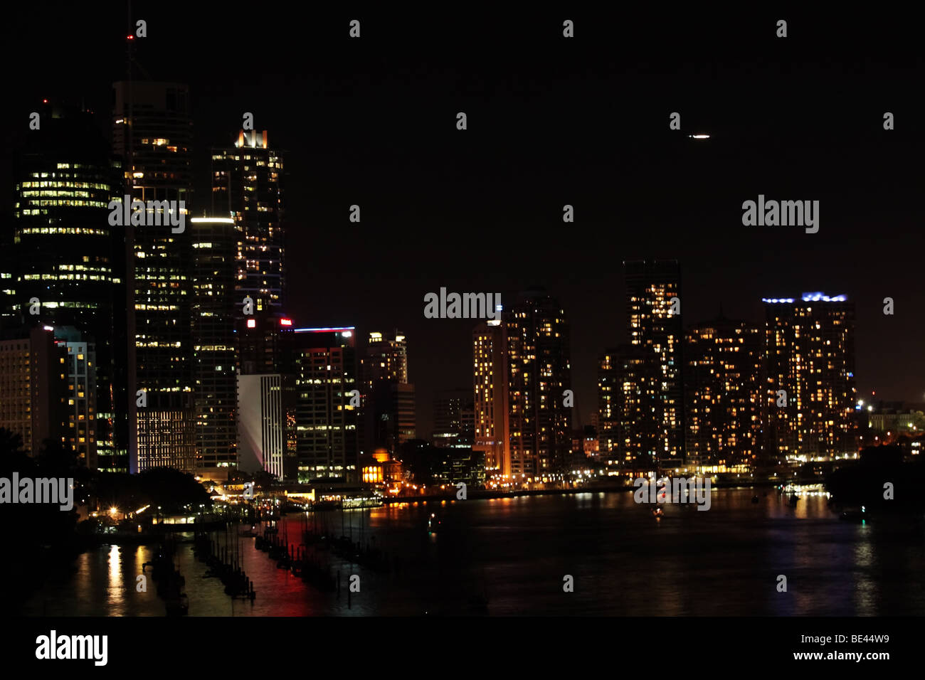 Brisbane river night view hi-res stock photography and images - Alamy
