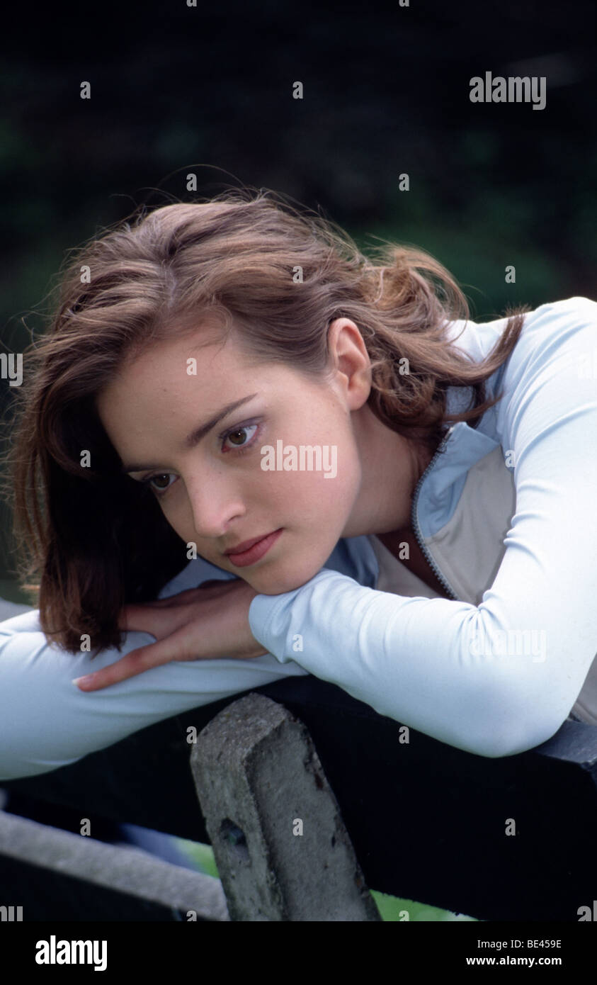 Grumpy teen student hi-res stock photography and images - Alamy