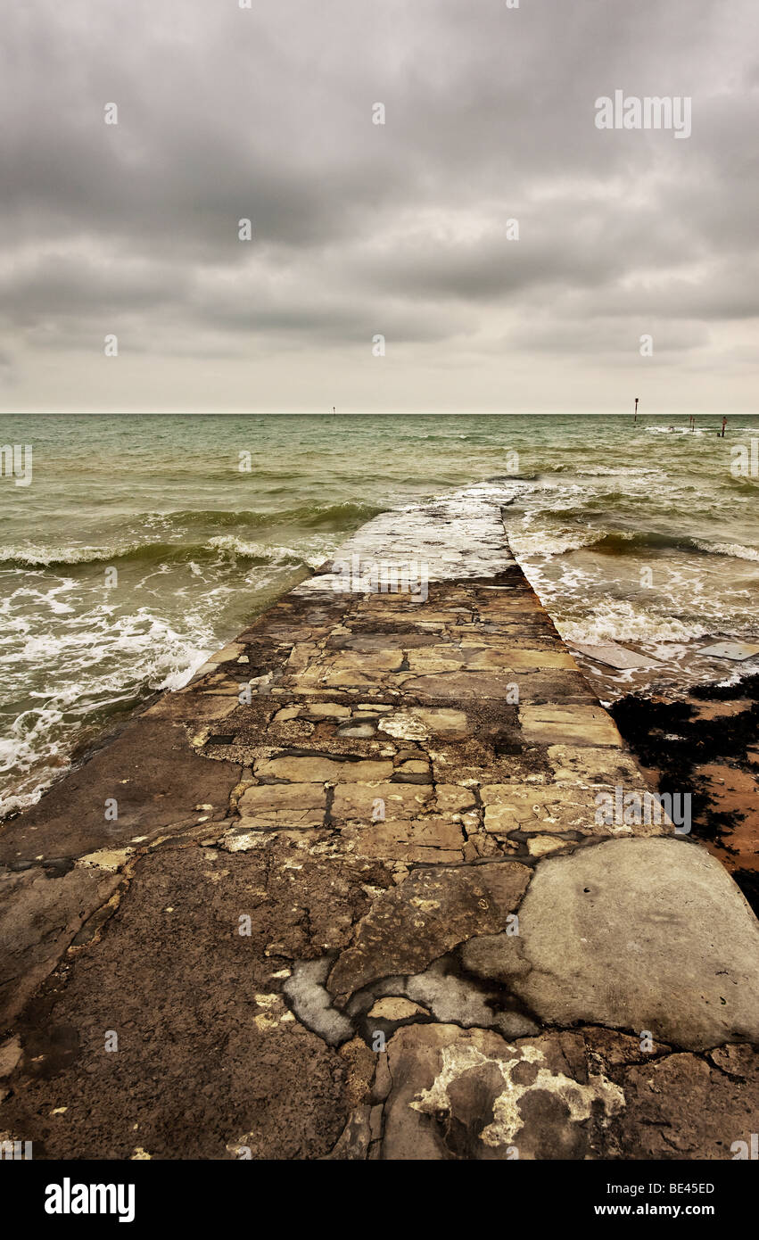 Sea coast beach slipway hi-res stock photography and images - Alamy