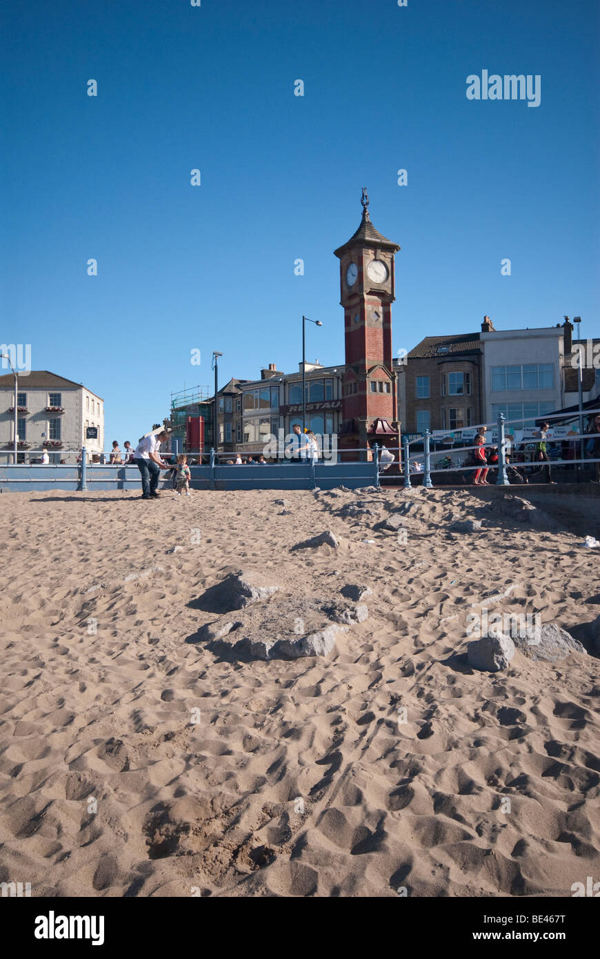 Morecambe beach tower hi-res stock photography and images - Alamy