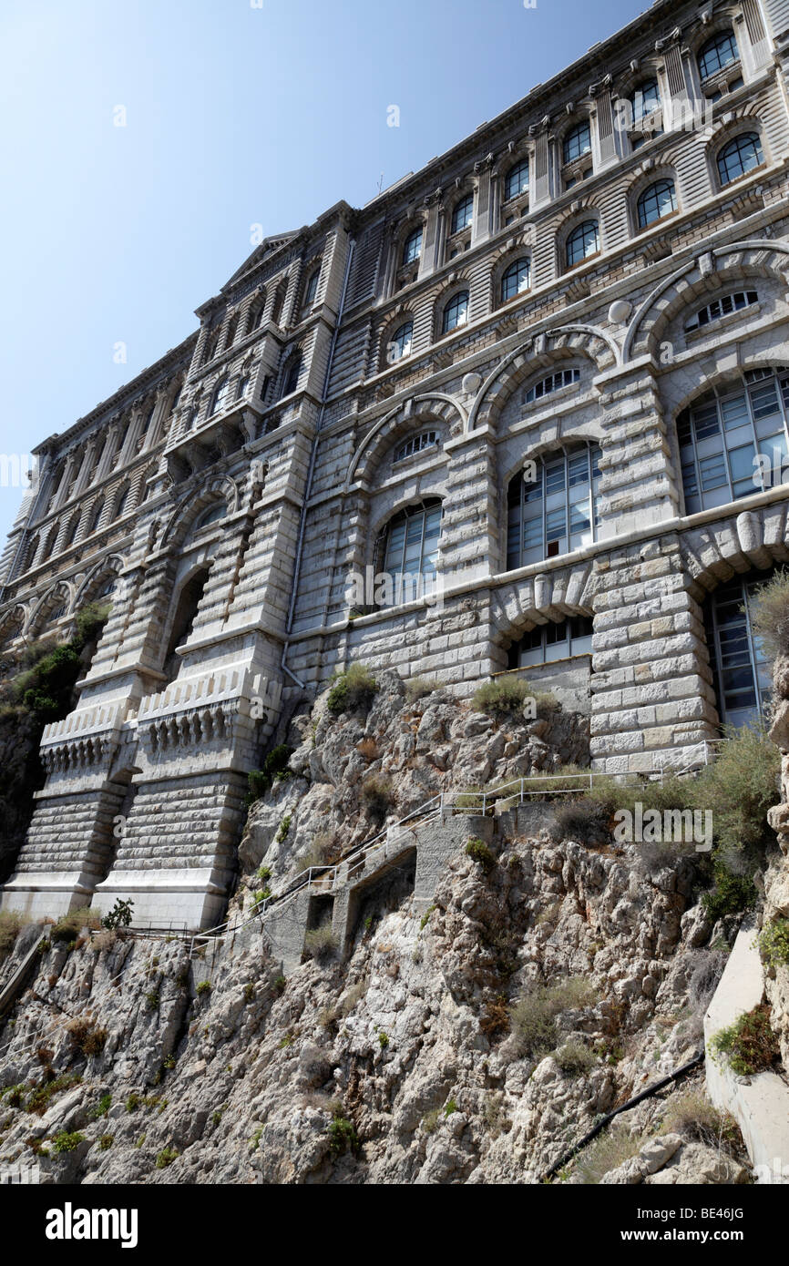 facade of the oceanographic museum and research institute monaco south ...