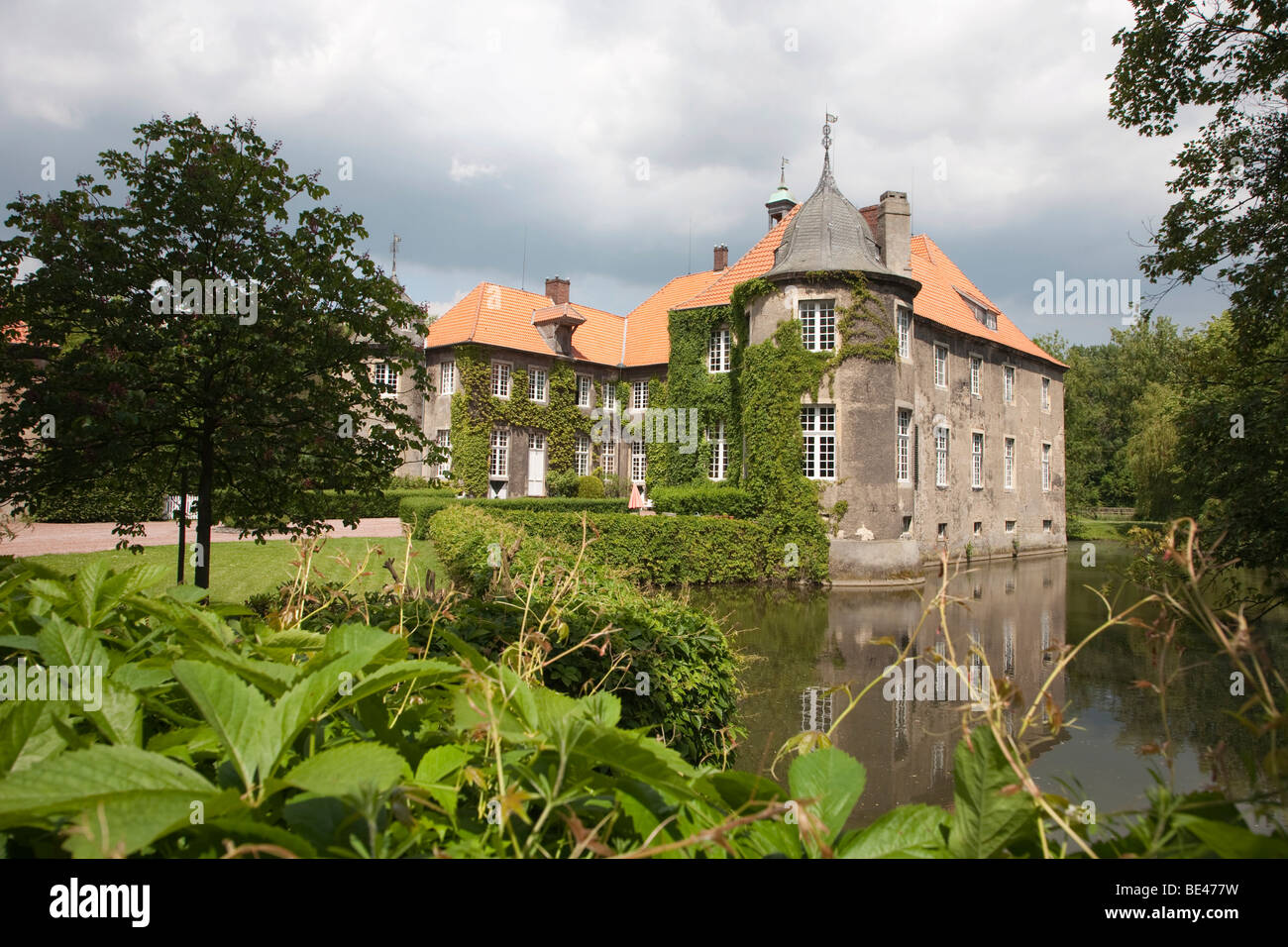Wasserschloss Itlingen moated castle, Baroque estate by architect ...