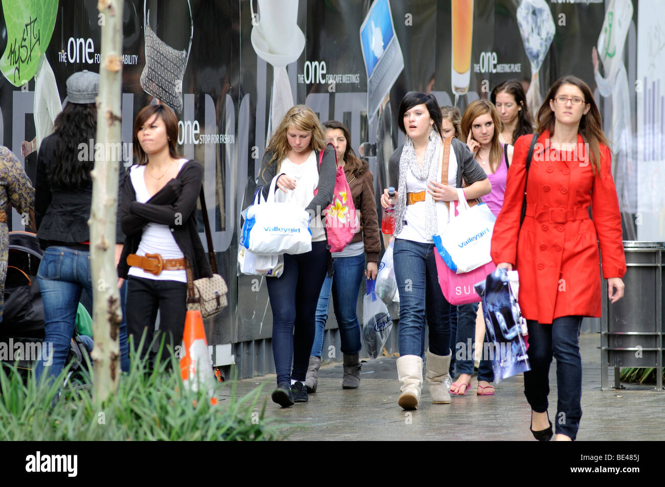 murray street mall perth western australia Stock Photo - Alamy