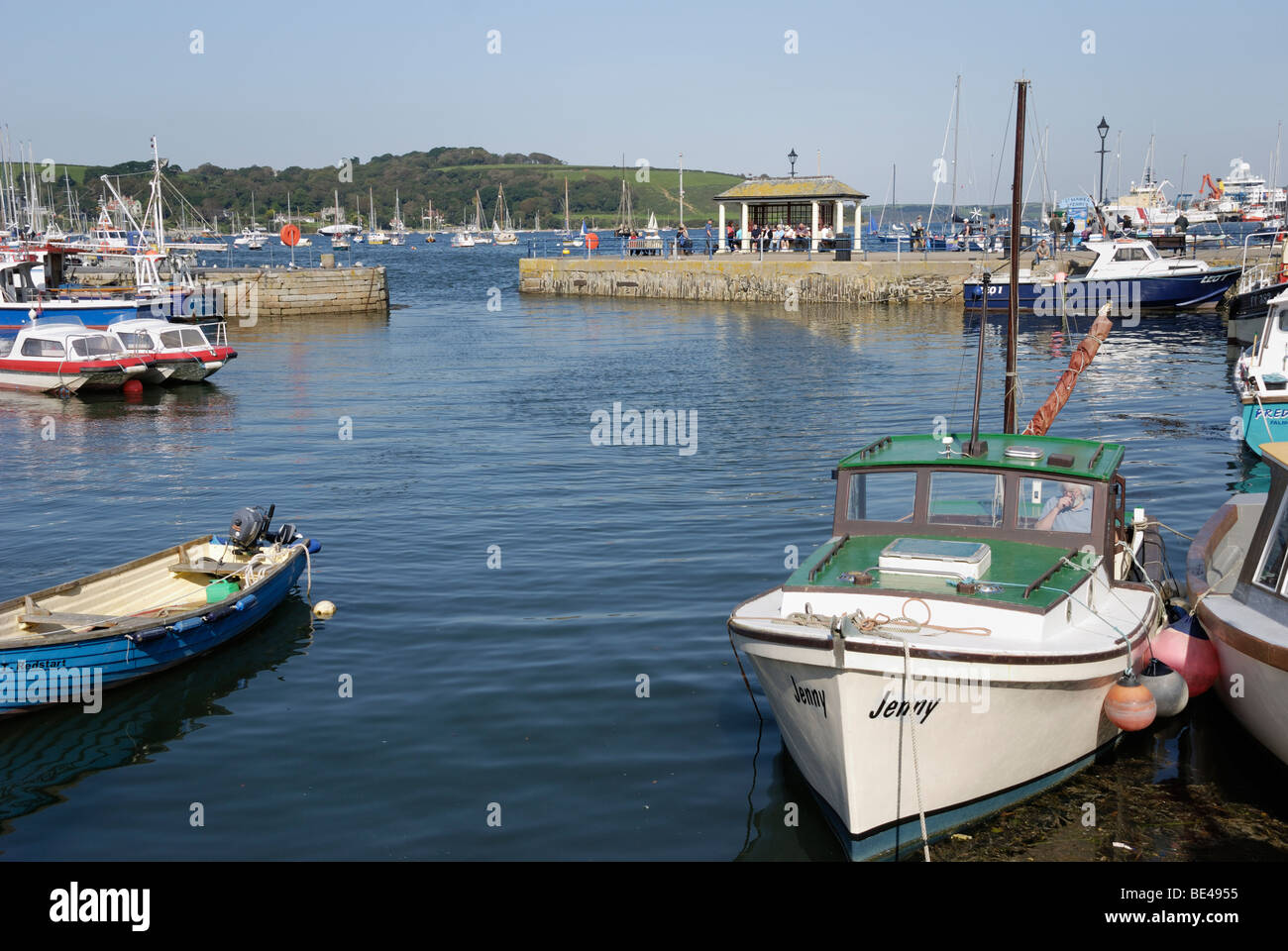 Falmouth Custom House Quay Stock Photo - Alamy