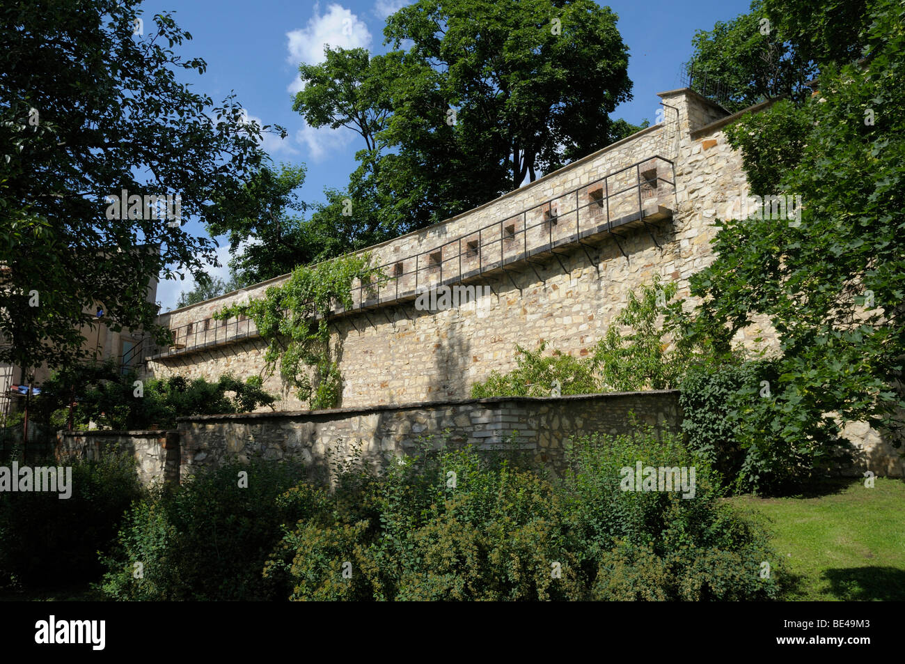 Hunger wall, Petrin, Prague, Czech Republic, Europe Stock Photo - Alamy