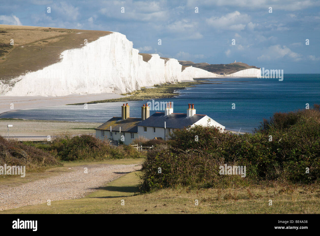 The Seven Sisters cliffs, Sussex, England, UK Stock Photo - Alamy