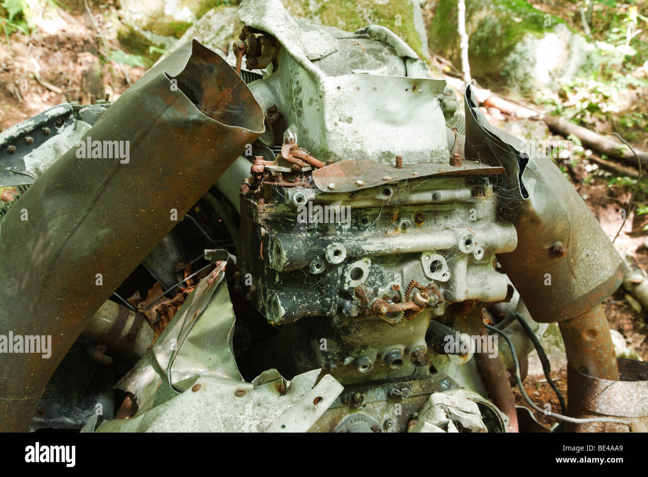 Crash site of B-18 Bomber on Mount Waternomee in Woodstock, New ...