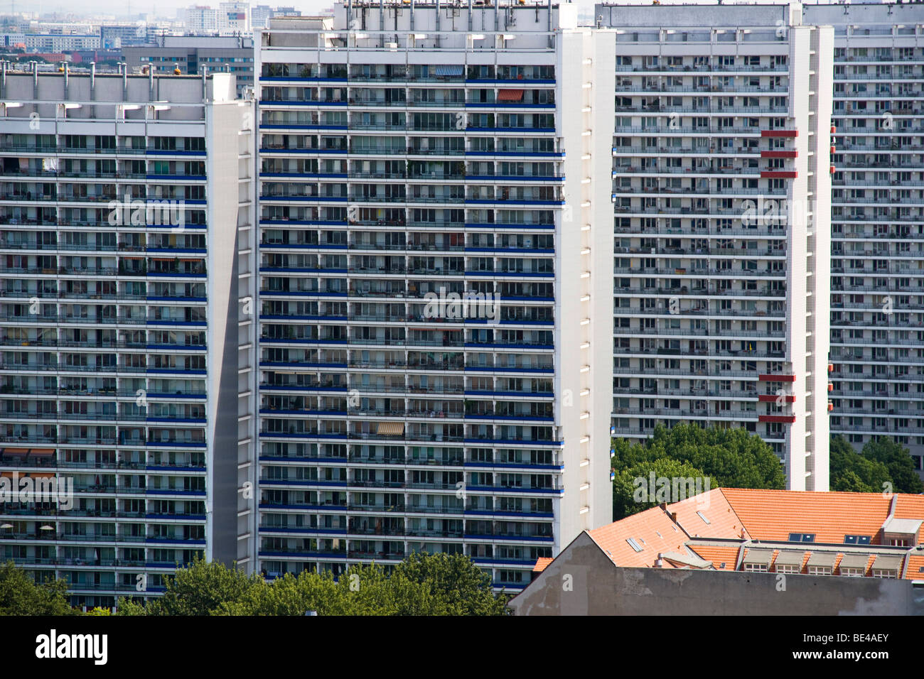 Blocks of houses in the Berlin-Mitte district, Berlin, Germany, Europe ...