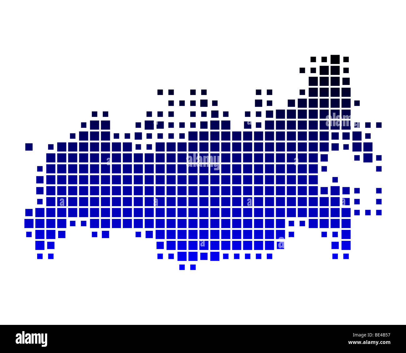Map russia europe Cut Out Stock Images & Pictures - Alamy