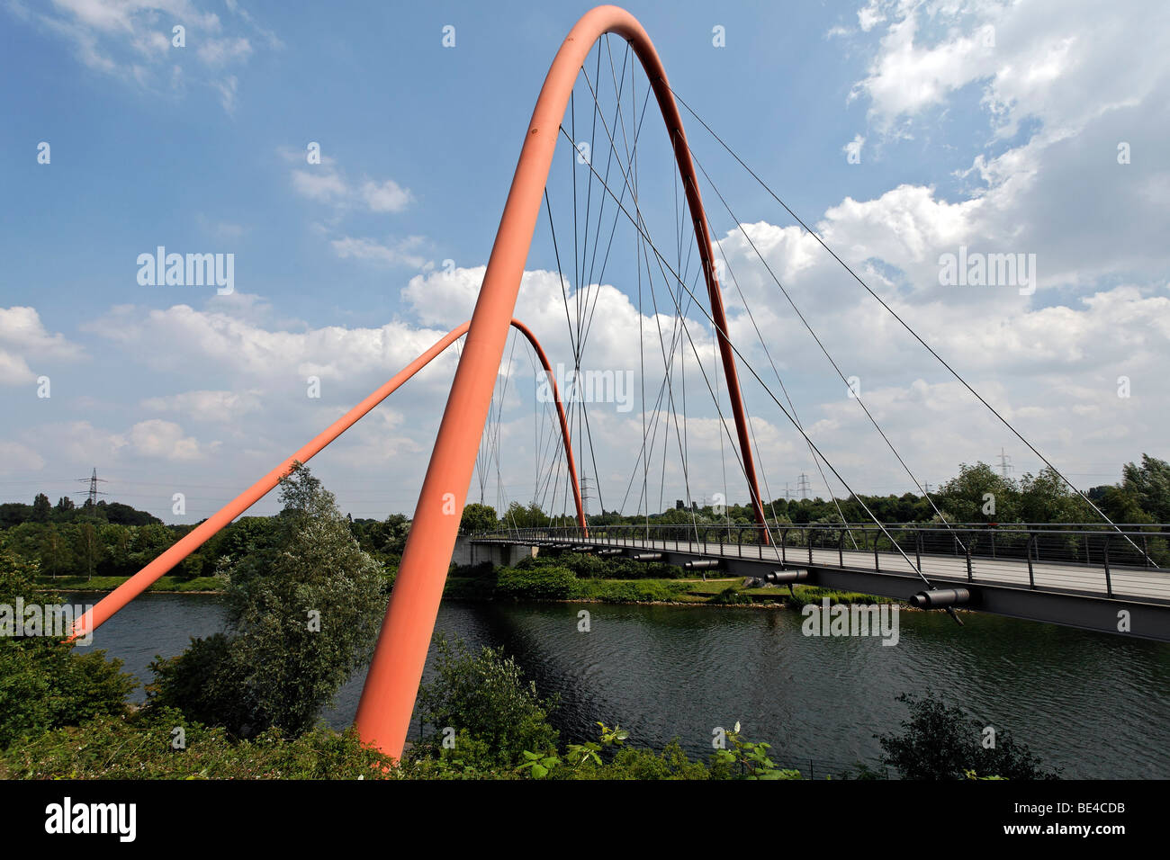 Double-arch bridge over the Rhine-Herne Canal, Nordstern Park ...