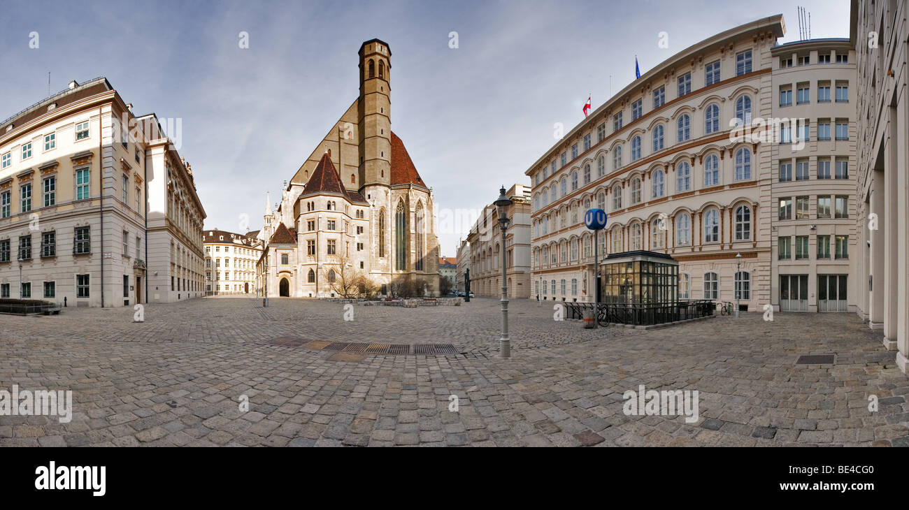 Minoritenkirche Maria Schnee Minorite Church on Minoritenplatz square ...