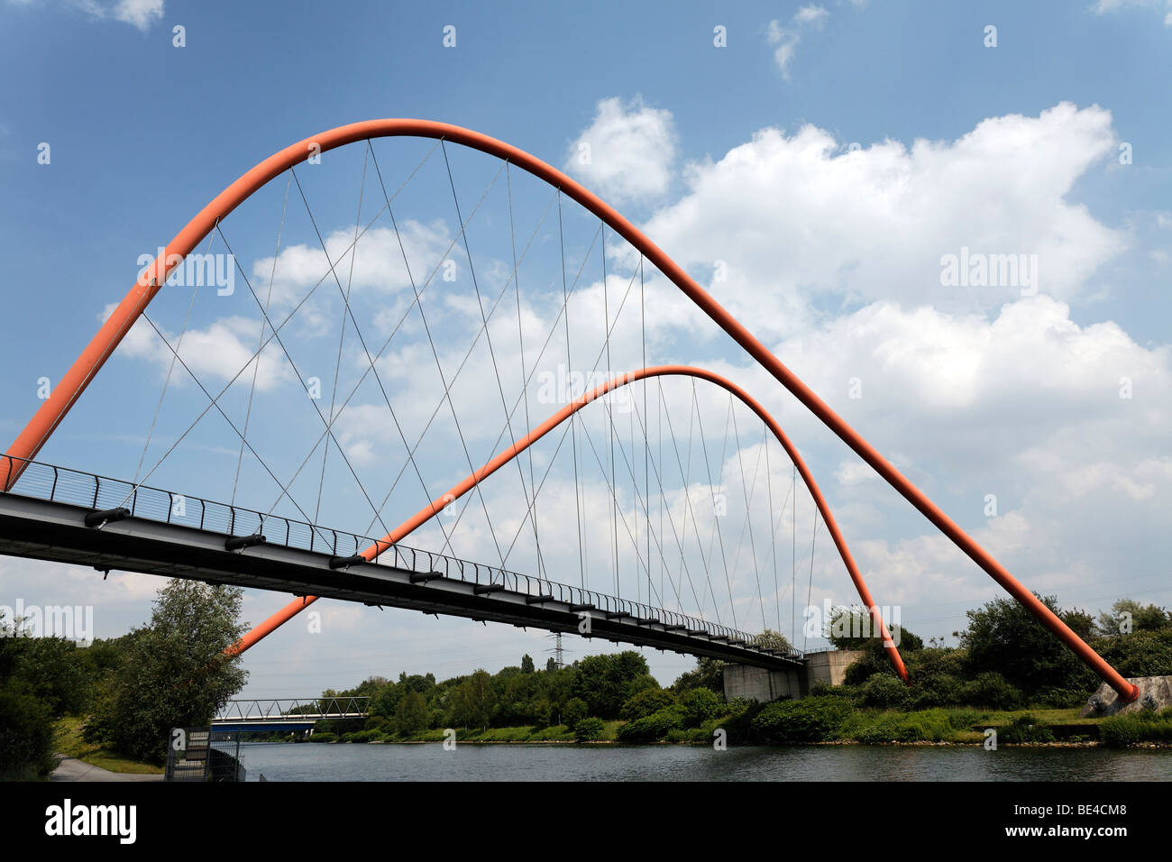 Double-arch bridge over the Rhine-Herne Canal, Nordstern Park ...
