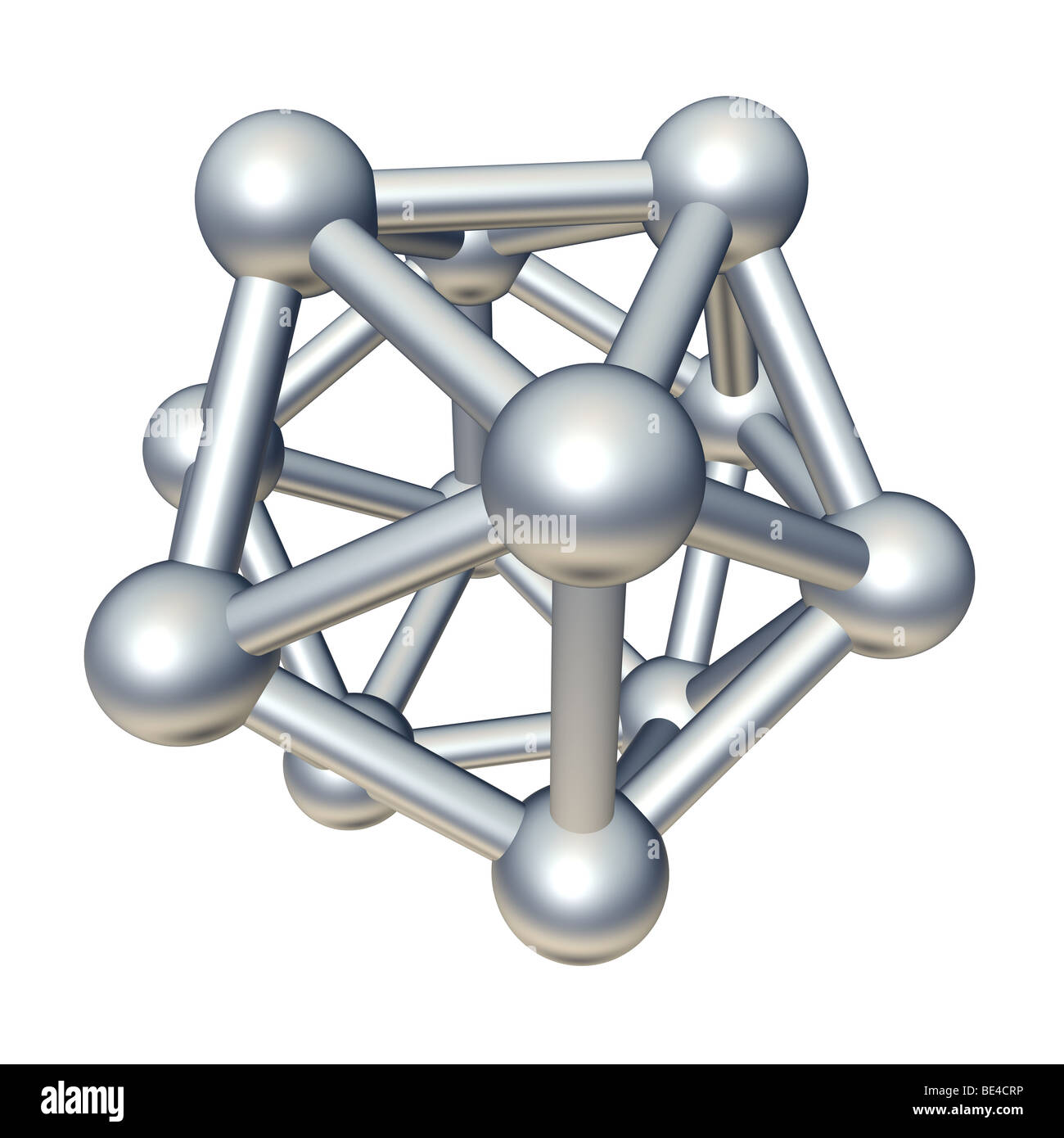3d molecule model isolated on white Stock Photo - Alamy