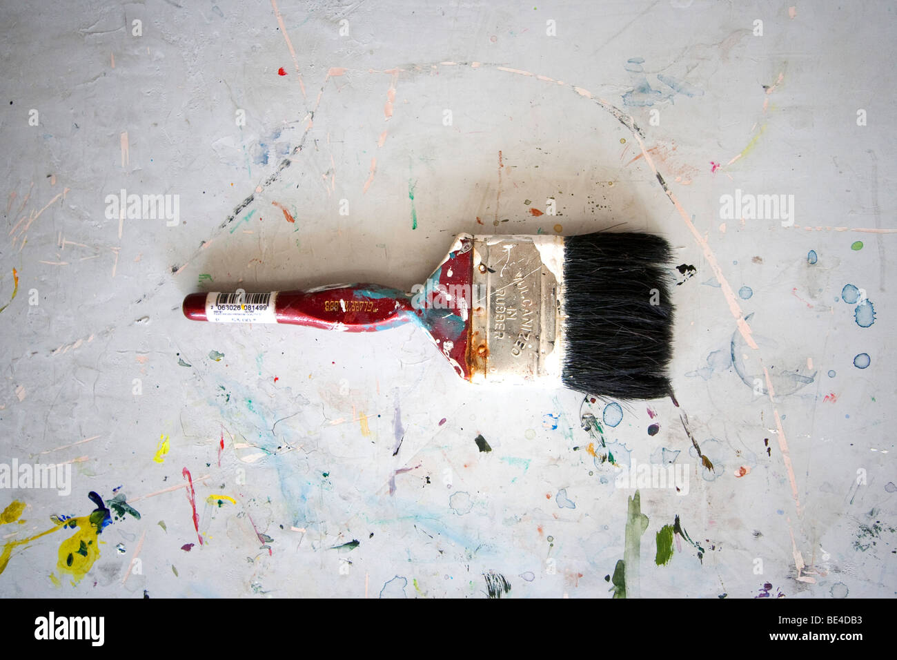 Used paint brushes Stock Photo - Alamy