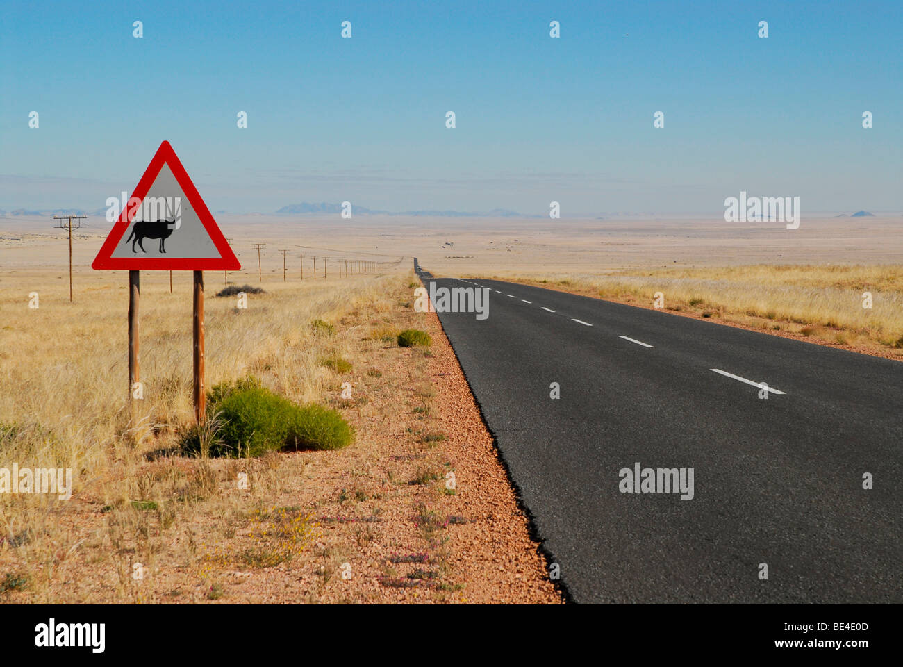 Antelope warning sign hi-res stock photography and images - Alamy