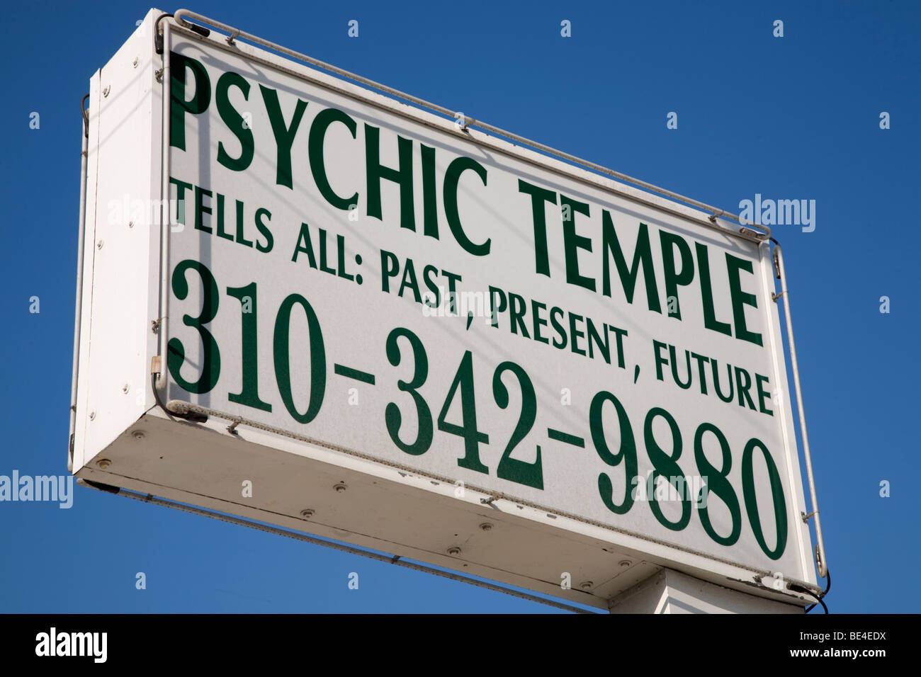Psychic Temple Sign Los Angeles Stock Photo - Alamy
