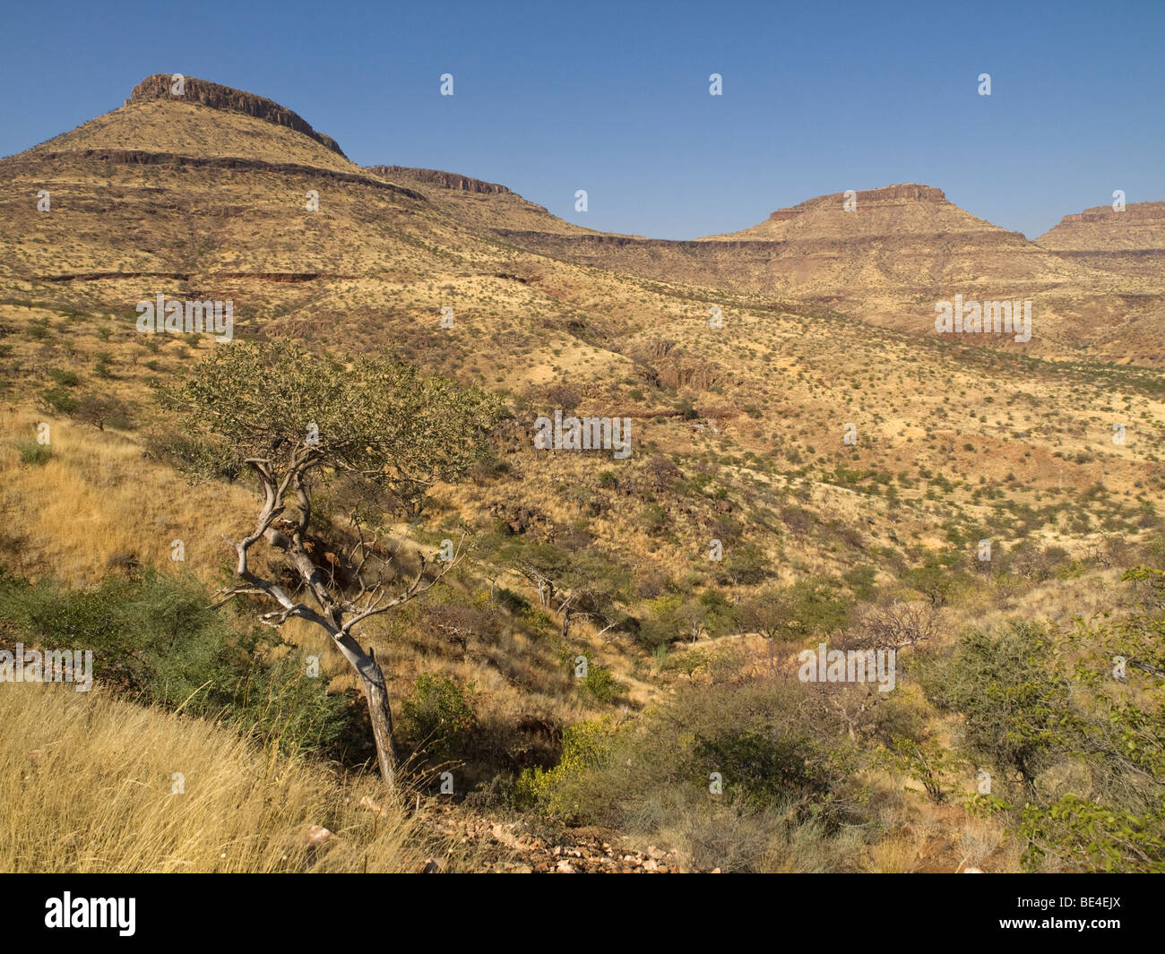 Landscape at Grootberg mountain pass, Namibia, Africa Stock Photo - Alamy
