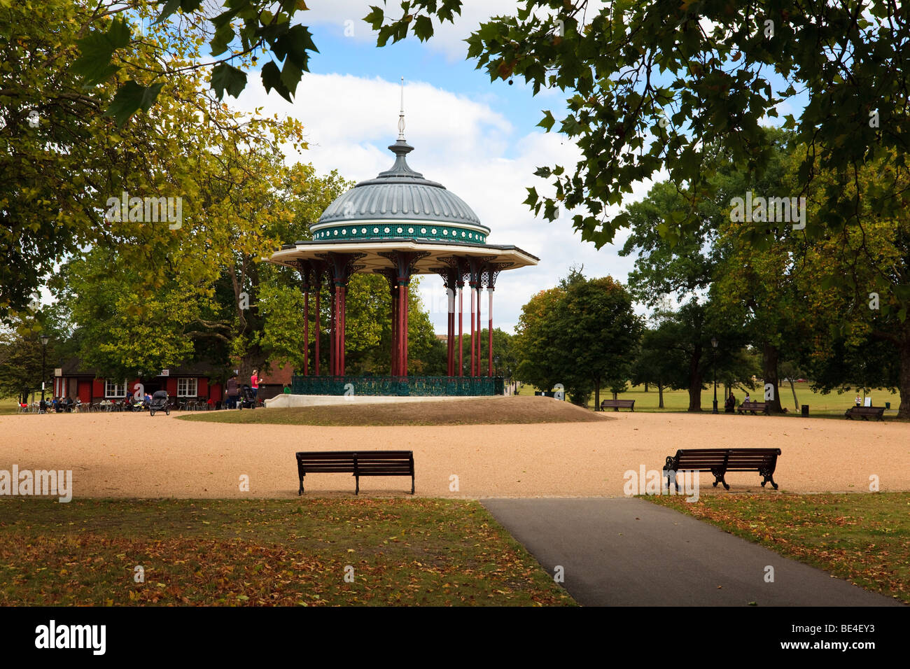 The Bandstand on Clapham Common, Clapham, London, UK Stock Photo - Alamy