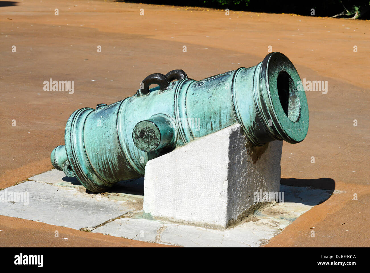 Historic mortar, Gibraltar, Great Britain, Europe Stock Photo - Alamy